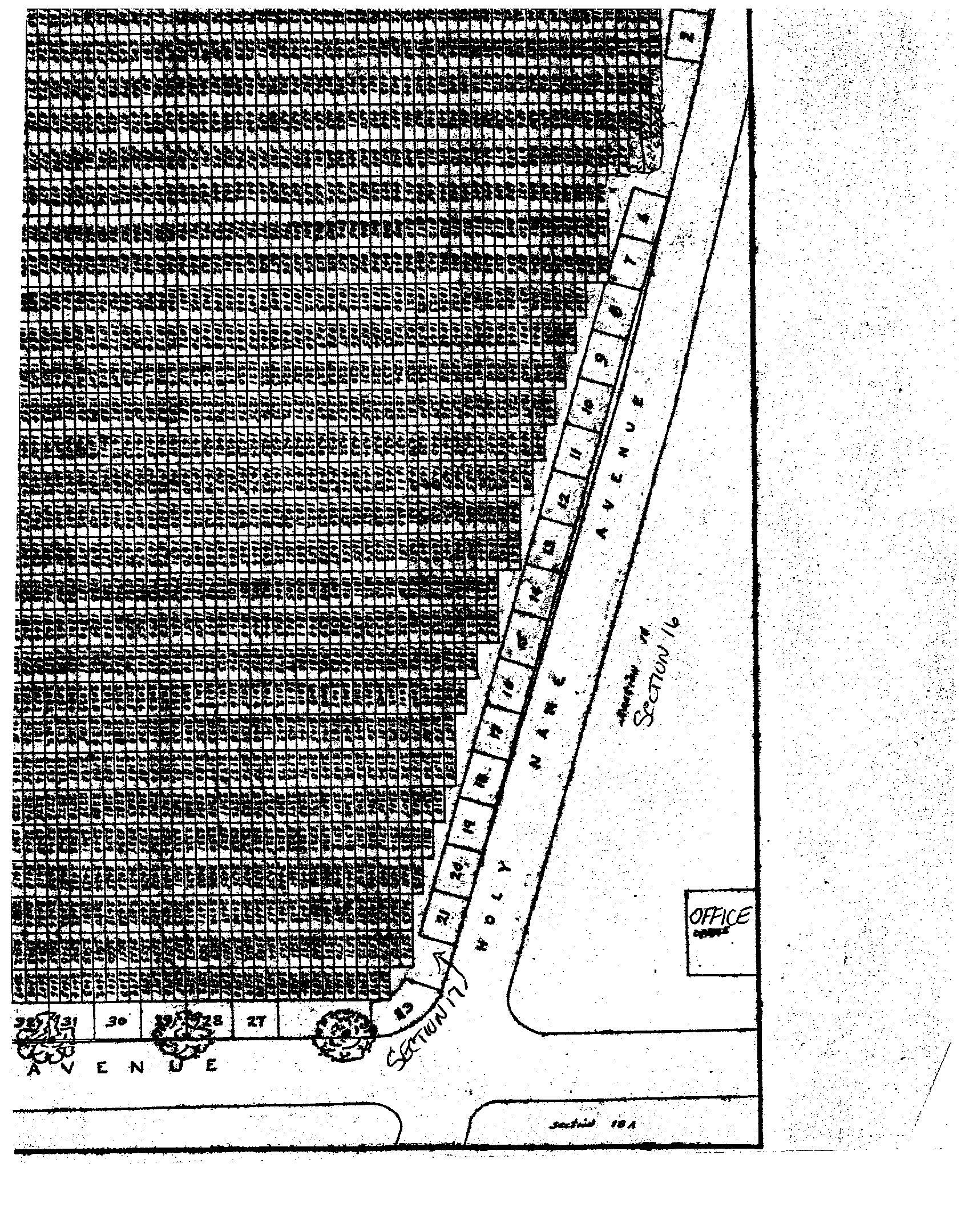 New Calvary Detail Maps | Boston Catholic Cemetery